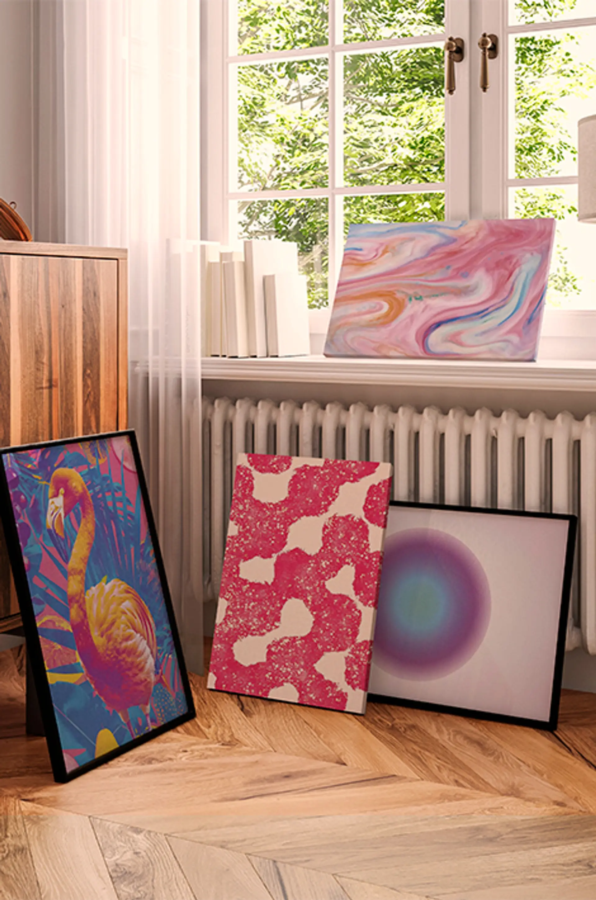 Dopamine Collection, pouring paintings, fluid artwork, fluid art ...